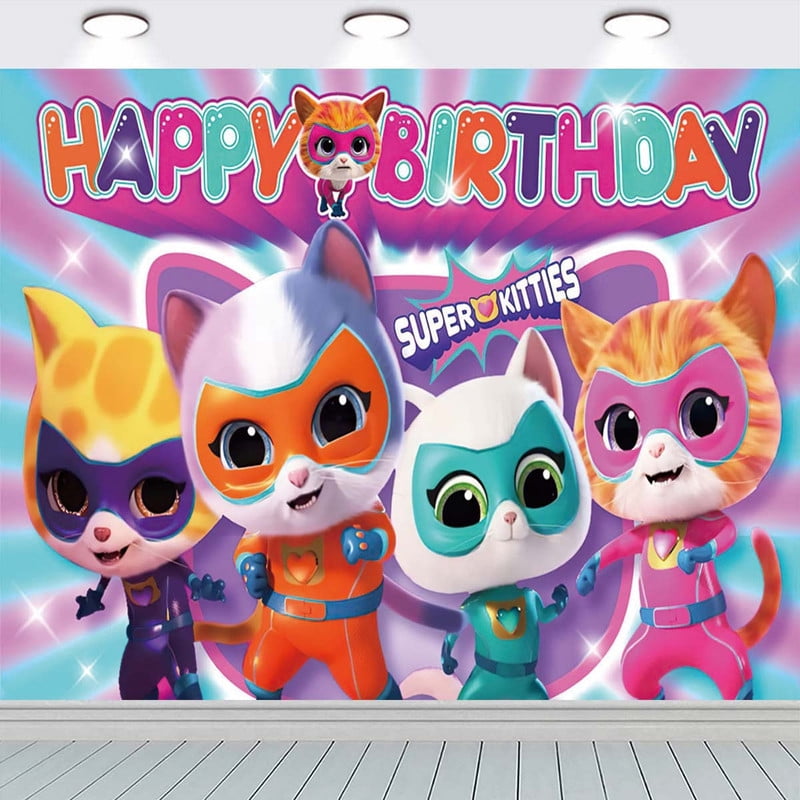Superkitties Super Kitties Party Supplies for Photography Taspestry ...