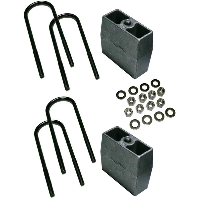 Superlift - 5" Rear Lifted Blocks and U-Bolts Fits select: 1973-1986 ...