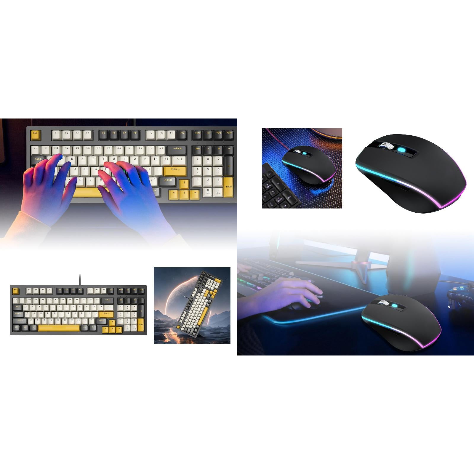 Superlight Mouse Optical Sensor With Advanced Features Pc Glowing Wired ...