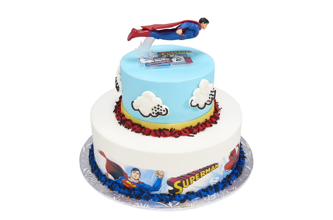 Superman 2 Tier Cake - Walmart.com