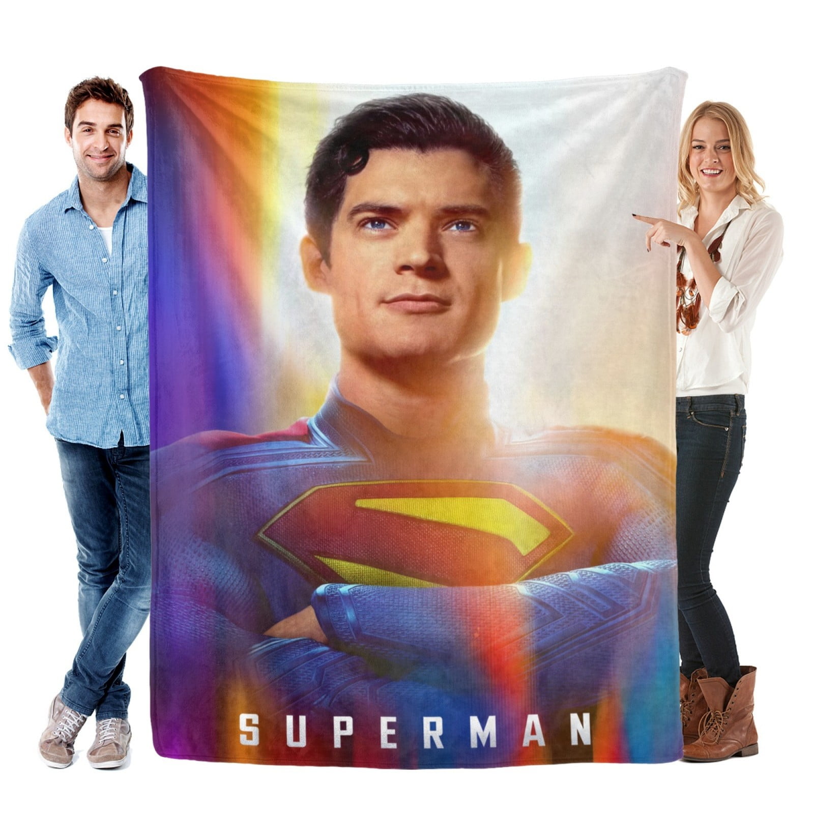 Superman 2025 Blanket Soft Bed Sofa Throw Cozy Lightweight Birthday ...