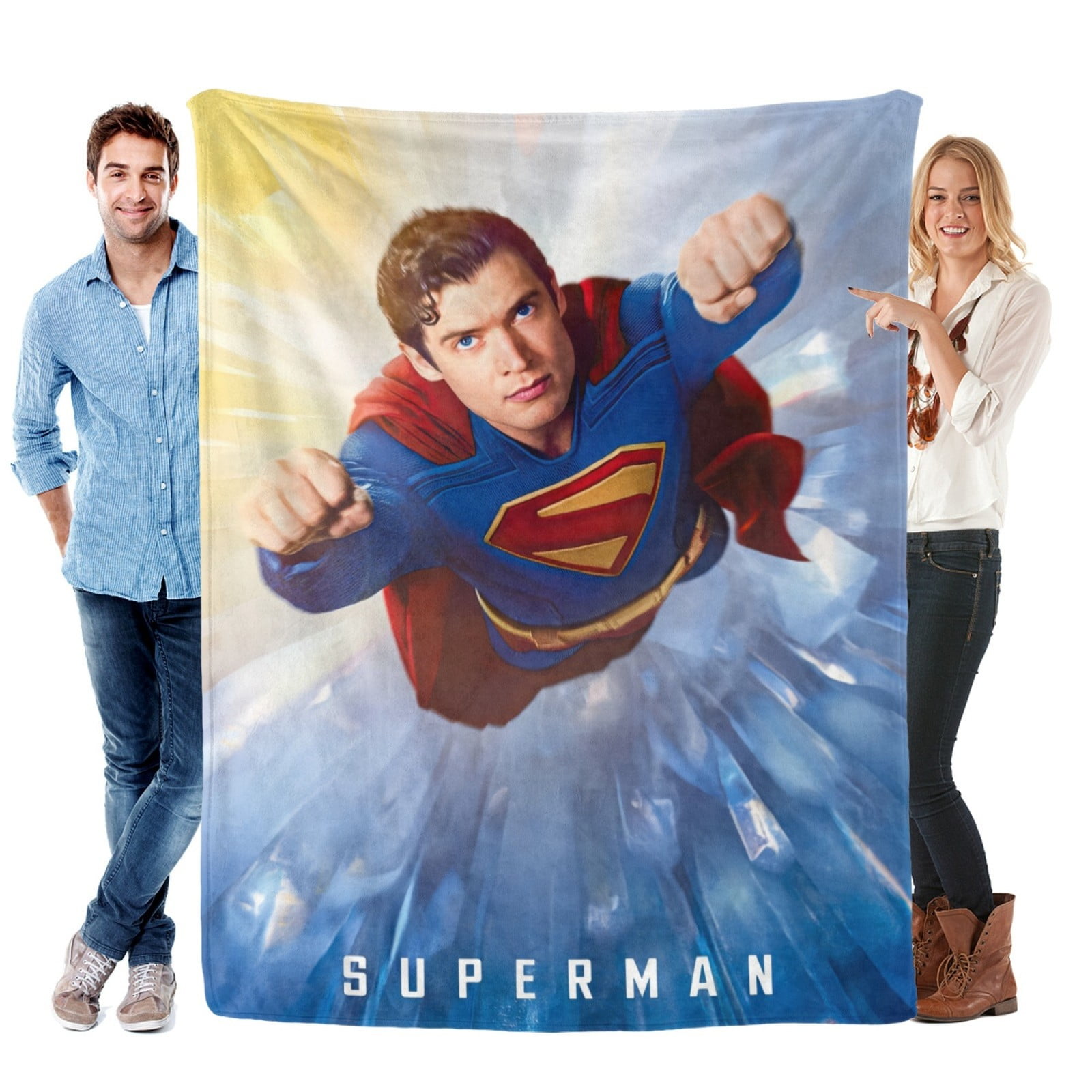 Superman 2025 Blanket Soft Bed Sofa Throw Cozy Lightweight Birthday ...