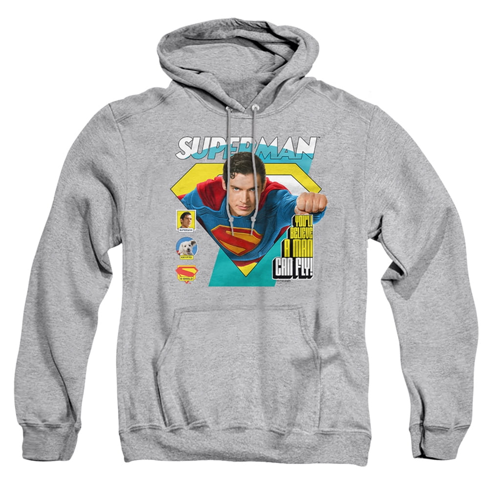 Superman 2025 Comic Flight Adult Pull-Over Hoodie - Walmart.com