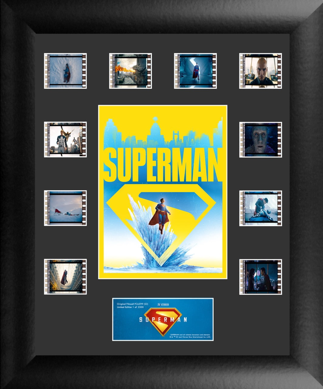 Superman (2025) (Fortress Ascension) Mini Montage Framed FilmCells ...