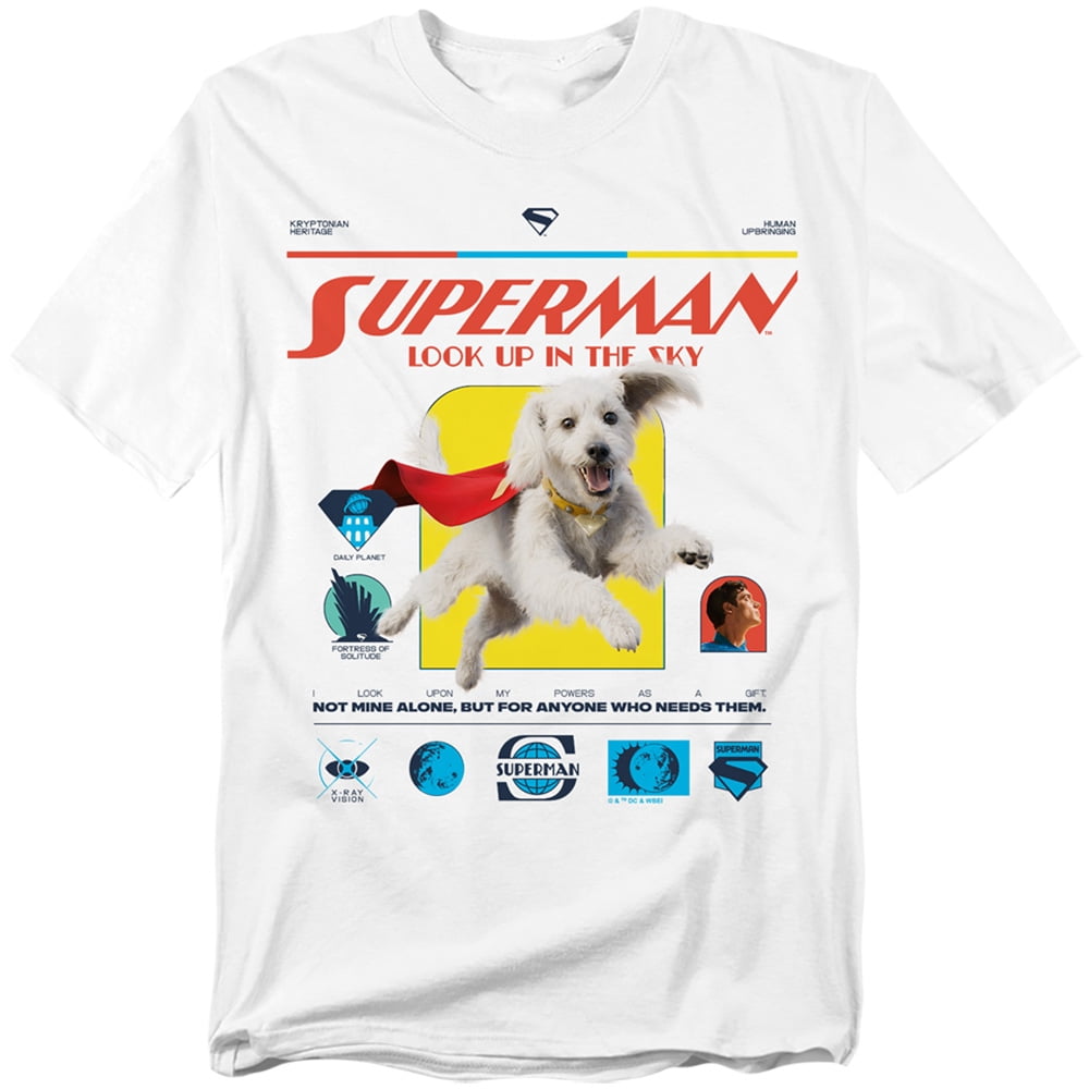Superman 2025 Krypto Comic Graphic Tee For Men & Women - Walmart.com