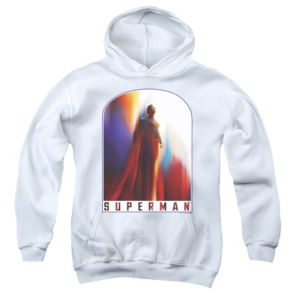 Superman 2025 Look Up Poster Youth Kids Boy/Girls Pull-Over Hoodie ...