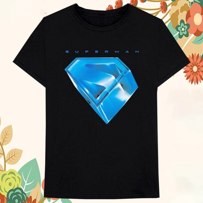 Superman 2025 Movie Stylized S-Shield T-shirts,Black color,size 3XL ...