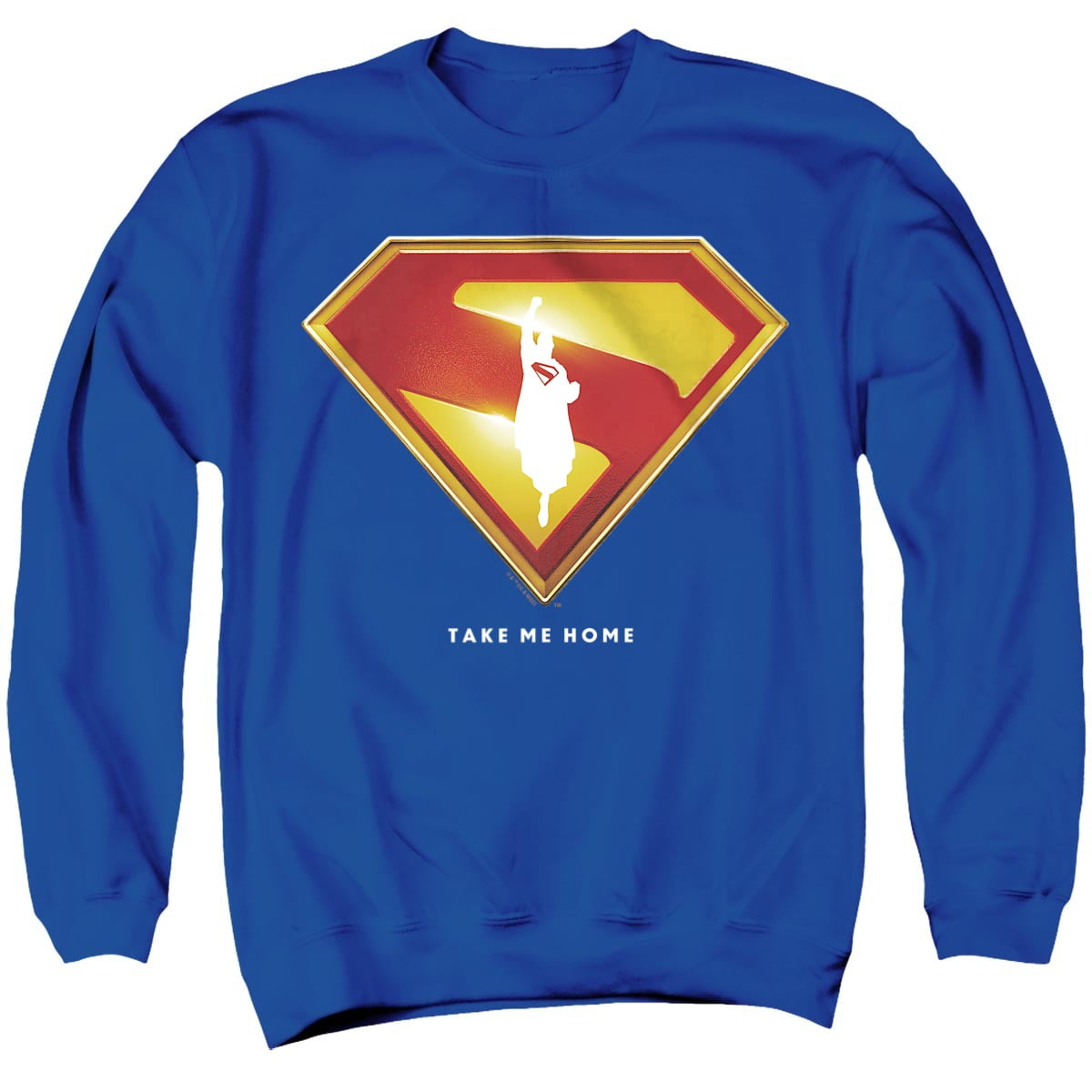 Superman 2025 Movie Take Me Home Shield Unisex Adult Crewneck ...