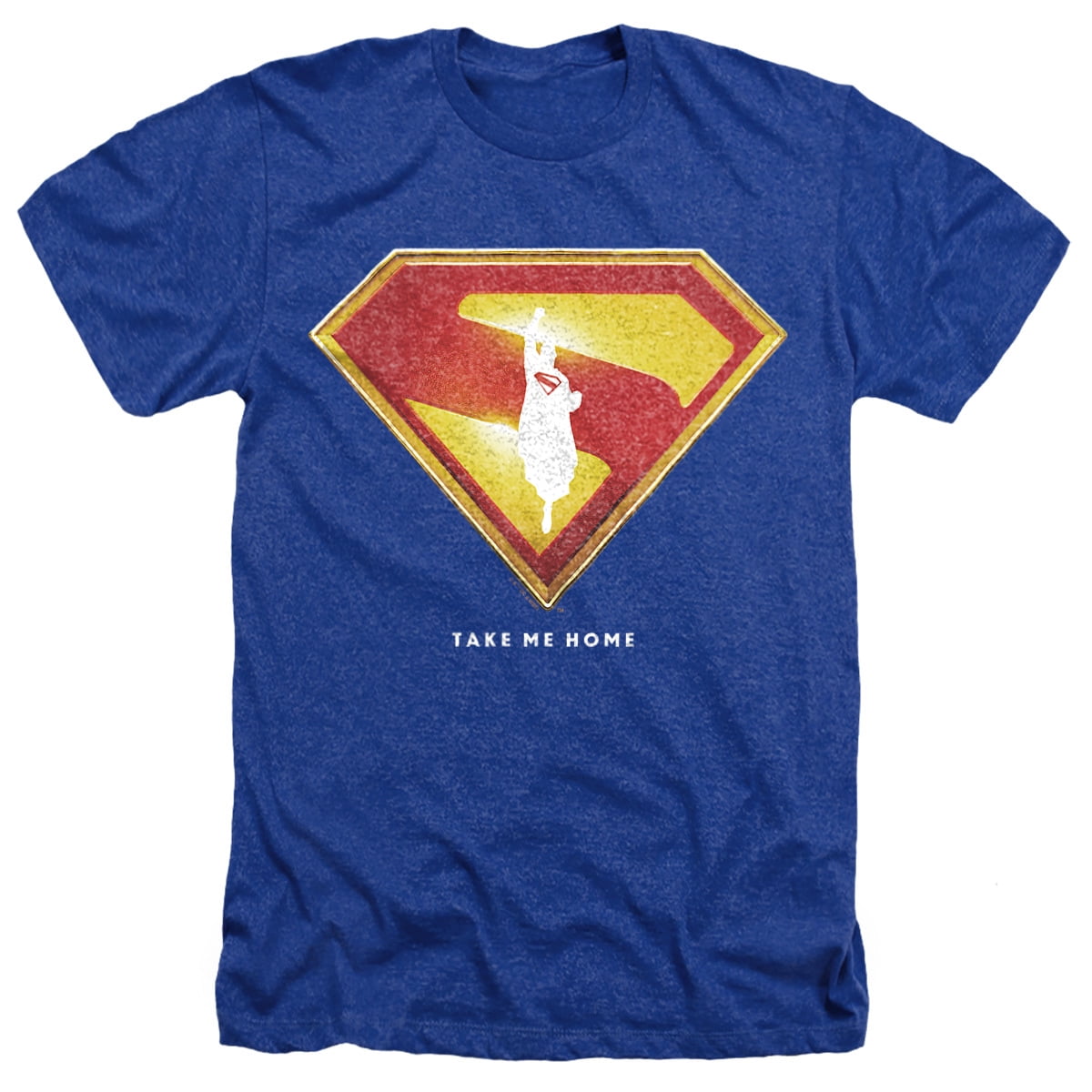 Superman 2025 Movie Take Me Home Shield Unisex Adult Heather T Shirt ...