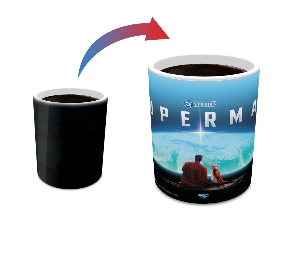 Superman 2025 (On The Moon) Morphing Mugs® Heat-Sensitive Mug MMUG1741 ...