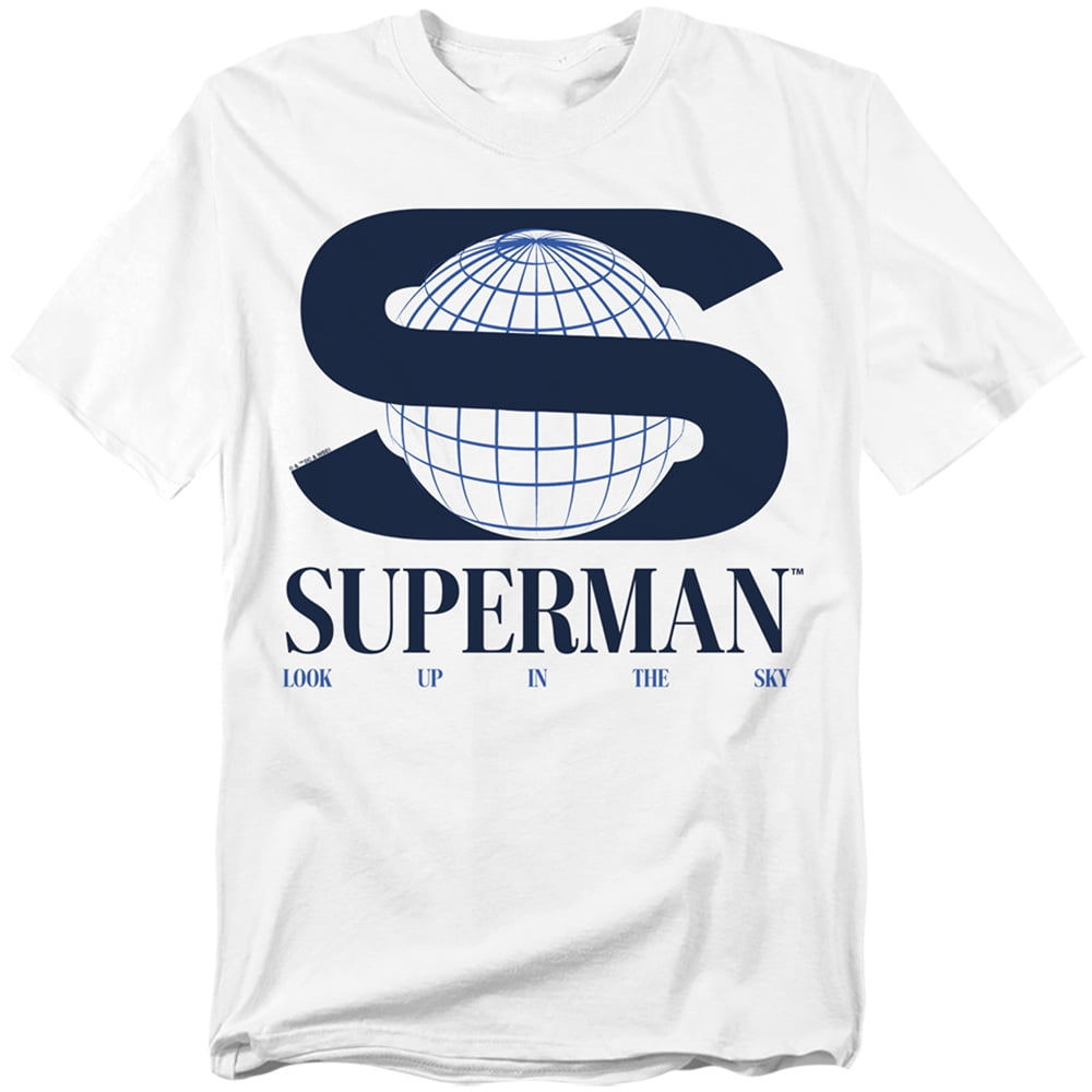 Superman 2025 S World Logo Graphic Tee For Men & Women - Walmart Business Supplies