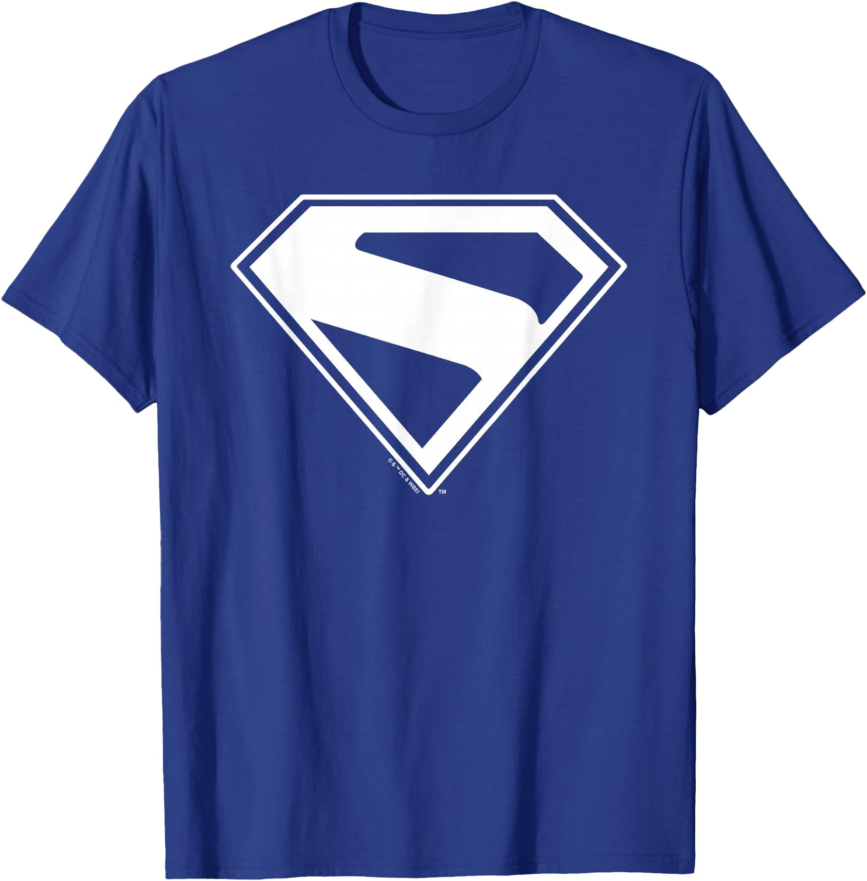 Superman (2025) Superman New Logo DTG Print Unisex T-Shirt,Royal Blue ...