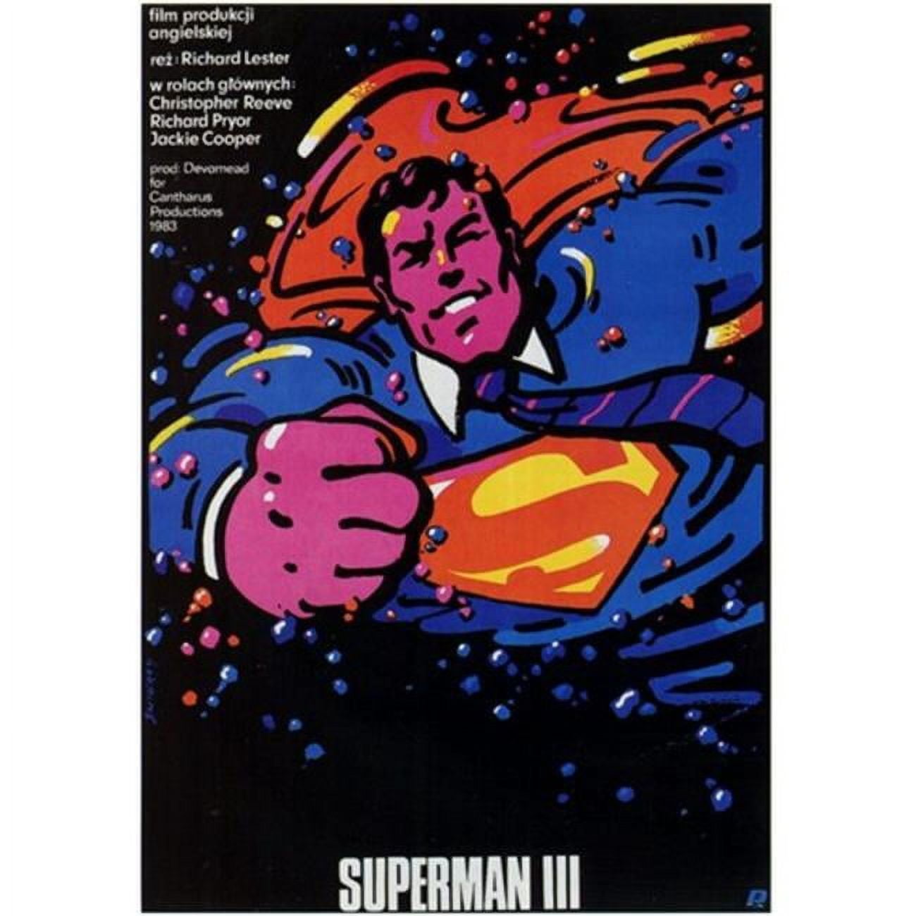 Superman 3 Movie Poster - 11 x 17 in. - Walmart.com