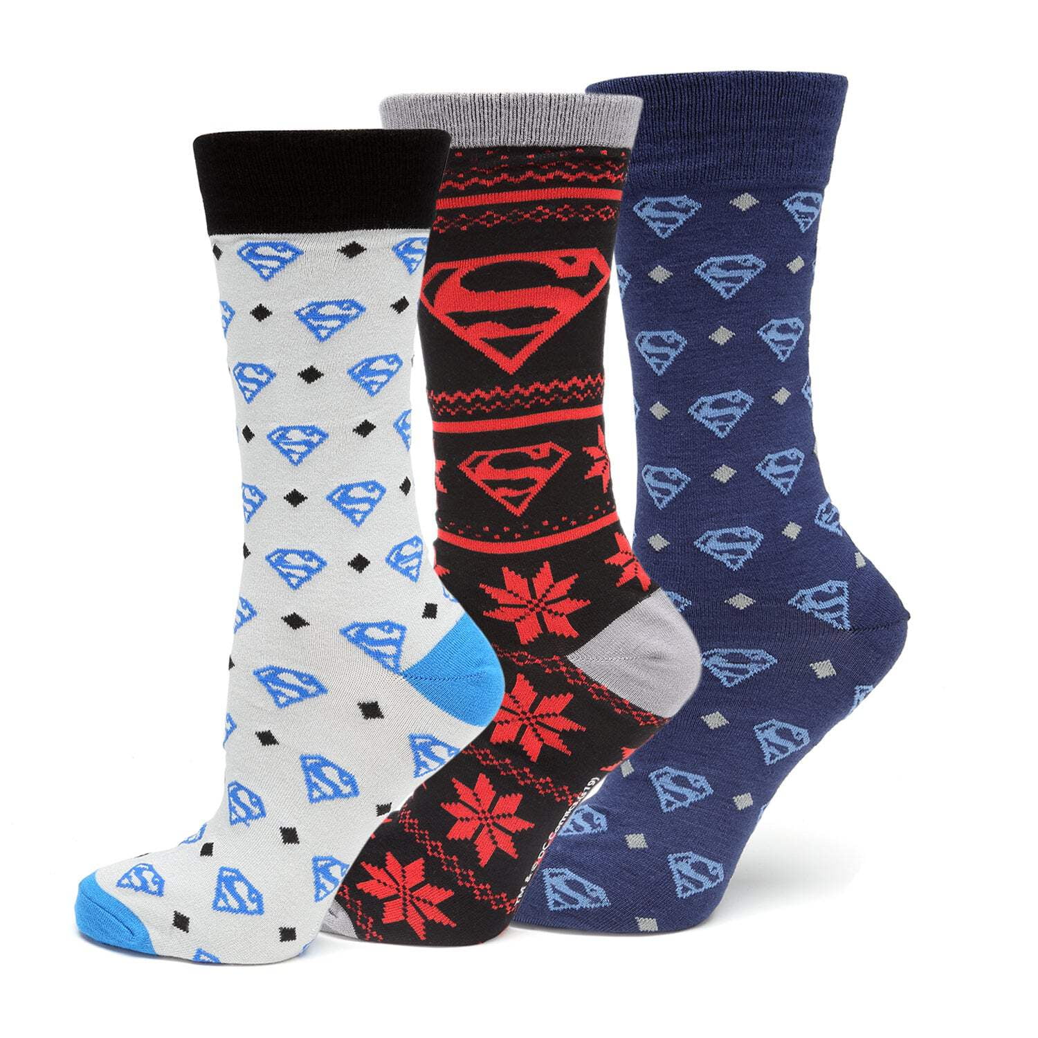 DC Superman 3 Pair Sock Gift Set - Walmart.com
