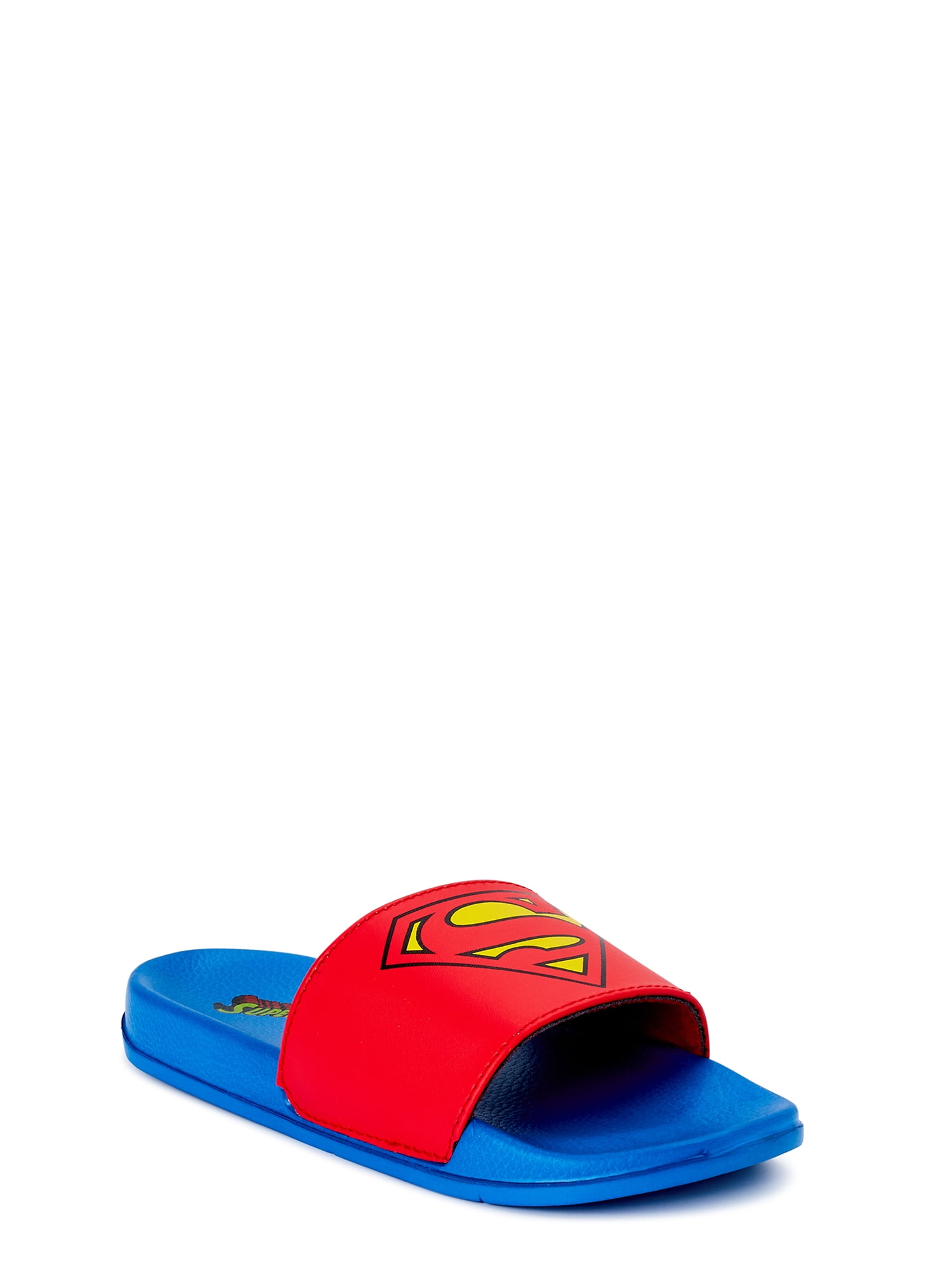 Superman 3D Soccer Slide Sandals with Screen-Print - Walmart.com