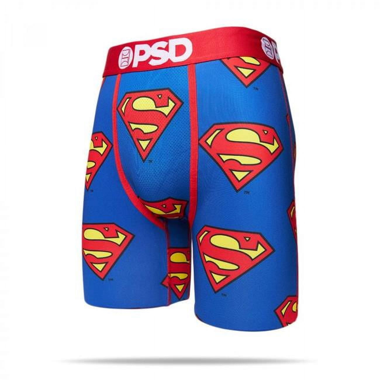 Superman Logo Men's Underwear, Boxer Briefs, Superhero Character, Extra ...