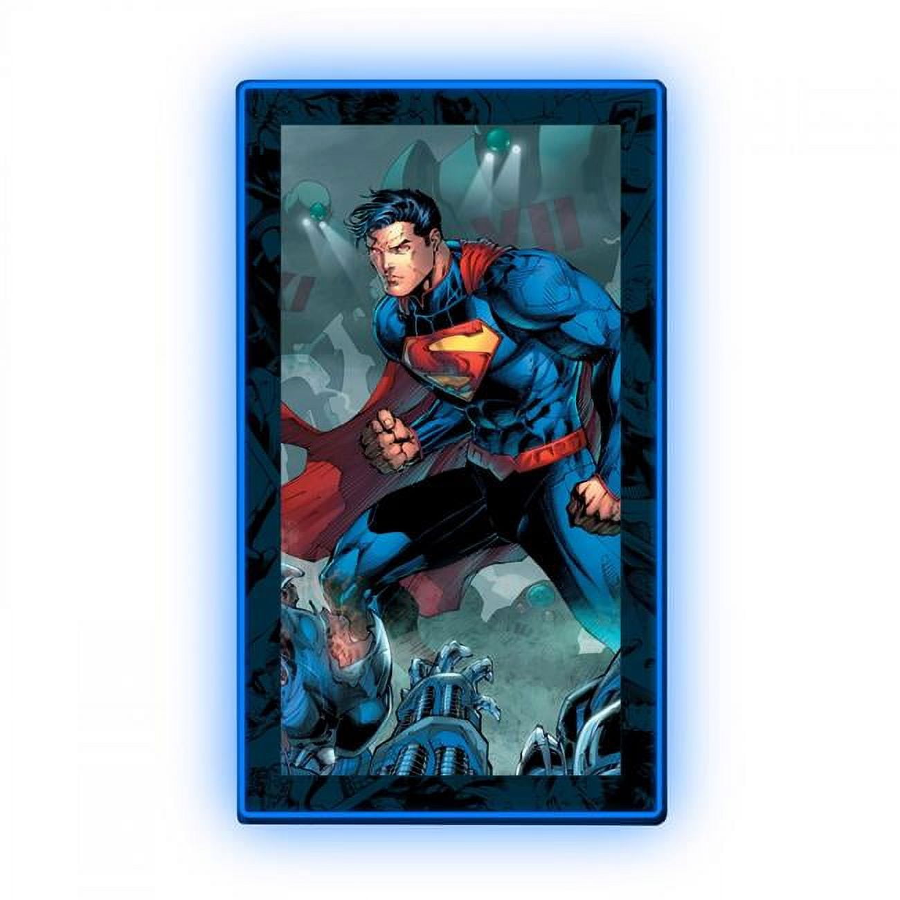 Superman 875769 Superman LED Mini Poster Mountable Wall Light - Walmart.com
