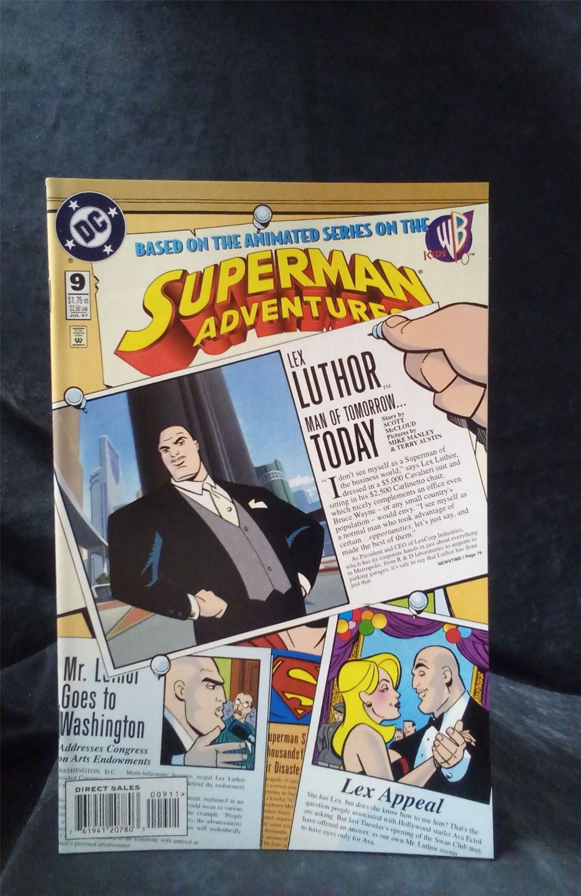 Pre-Owned Superman Adventures #9 1997 DC Comics Comic Book - Walmart.com