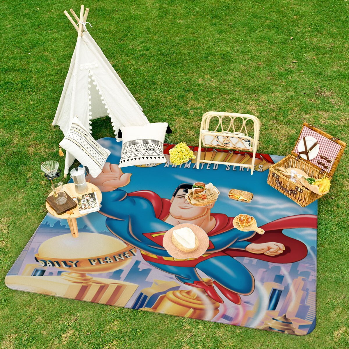 Superman The Animated Series mat offers comfort, durability, and easy ...