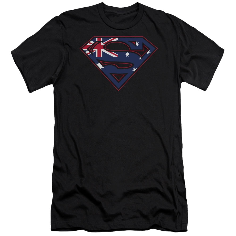 Superman - Australian Shield - Premium Slim Fit Short Sleeve Shirt - X-Large - Walmart.com