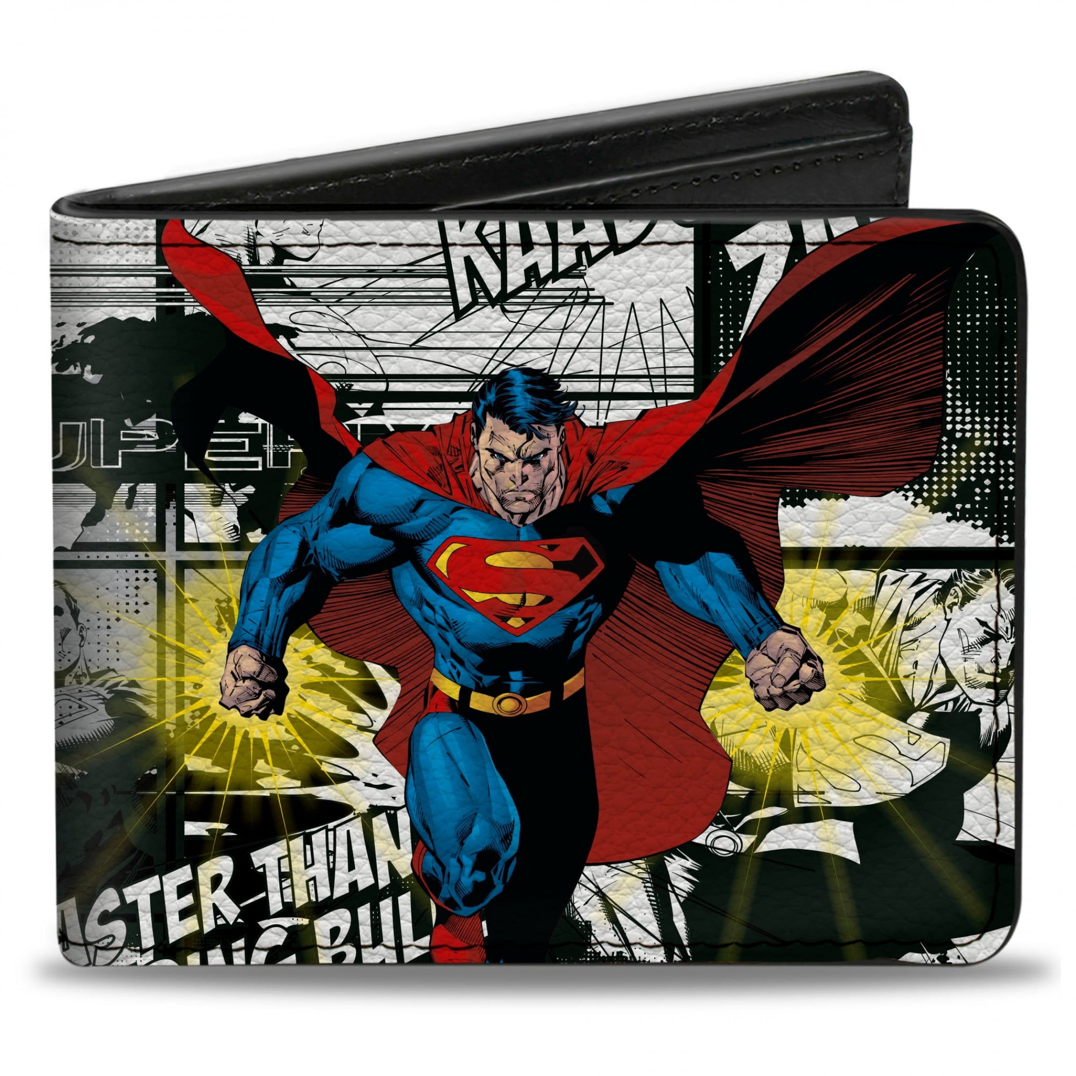Superman B-Movie Comic Book Panels Bi-Fold Wallet - Walmart.com