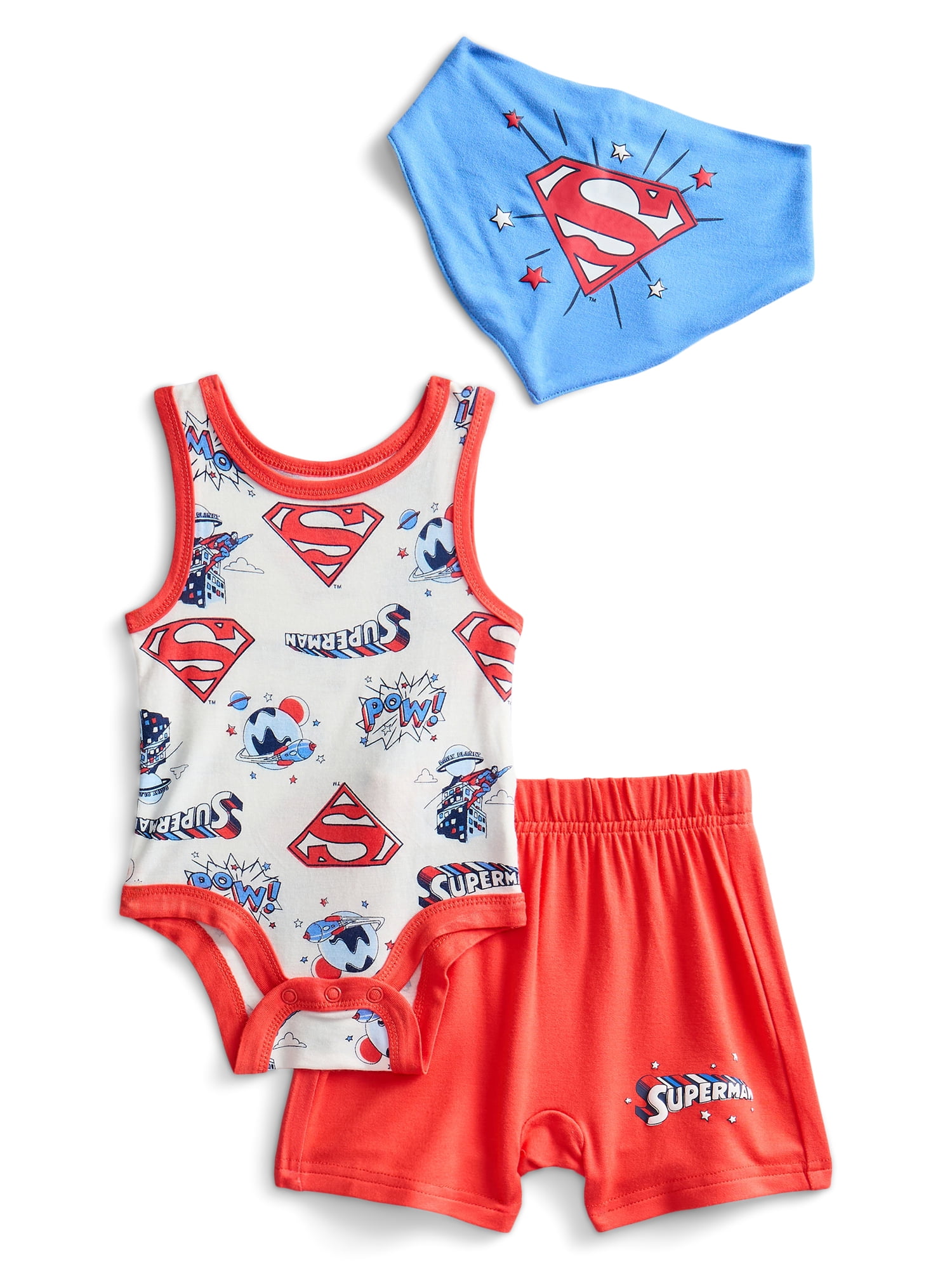 Superman Baby Boys Cozy and Comfortable Viscose Patriotic Americana ...