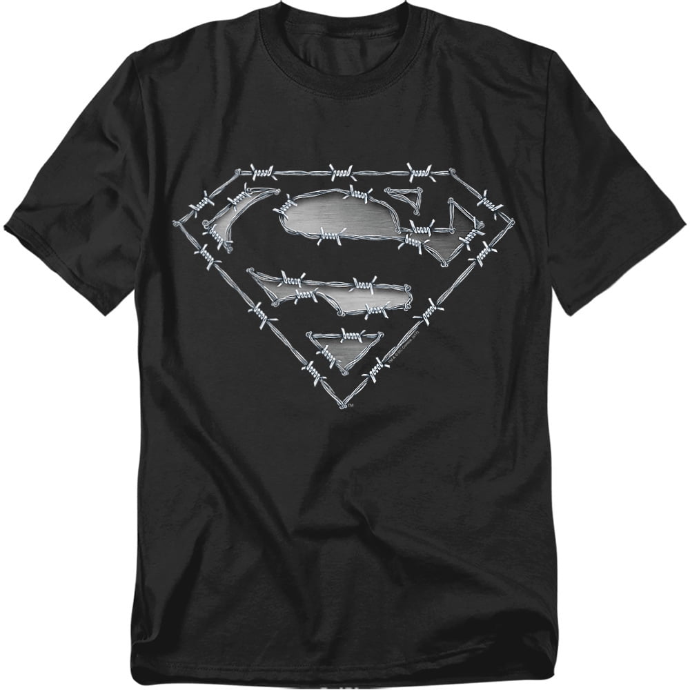 Superman T Shirt Barbed Wire Unisex Graphic Tee For Men And Women