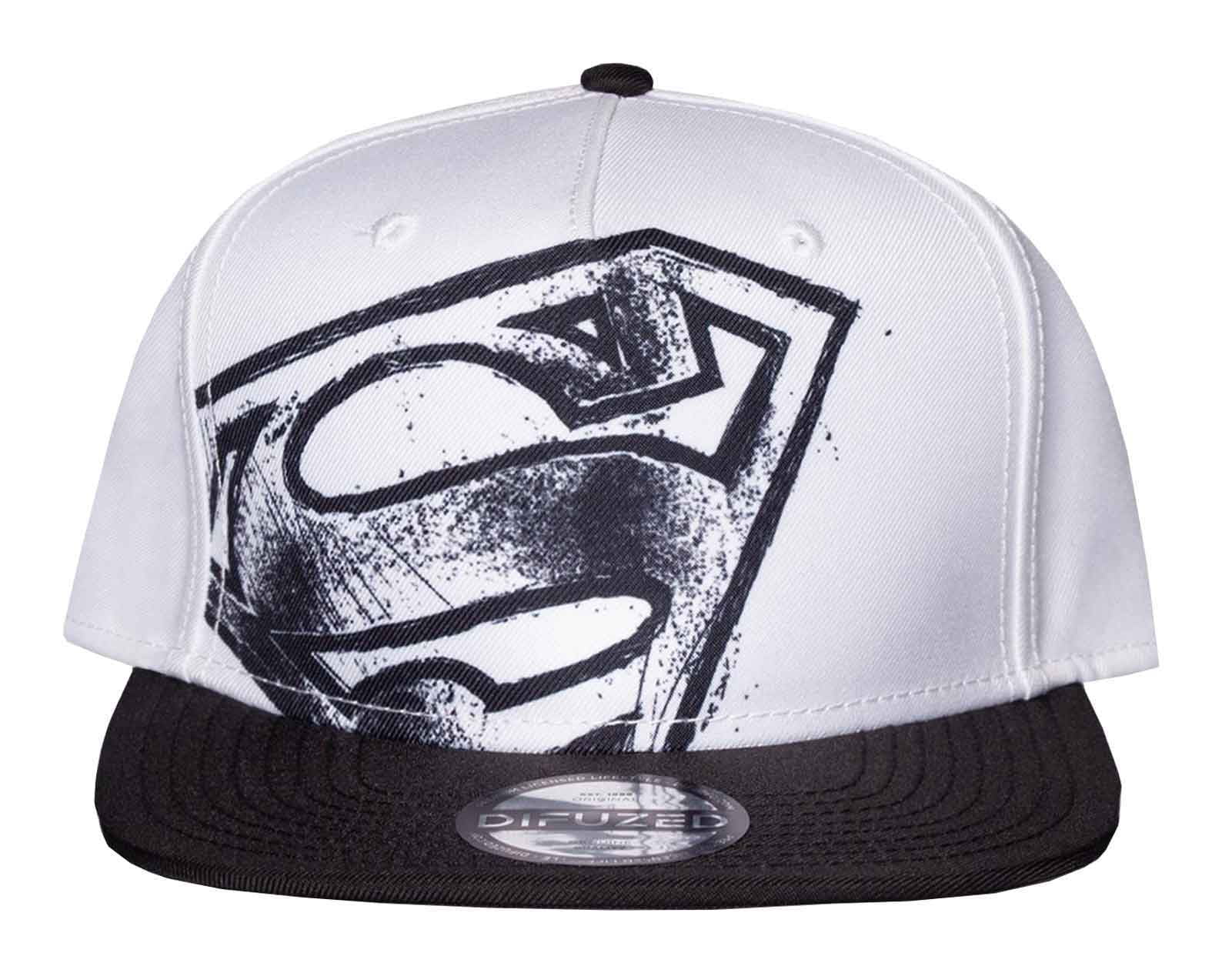 Superman Baseball Cap sublimation print graffiti logo Official White ...