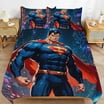 Warner Bros. Superman Superhero Kids Comforter Set with Sheets, 4-Piece ...