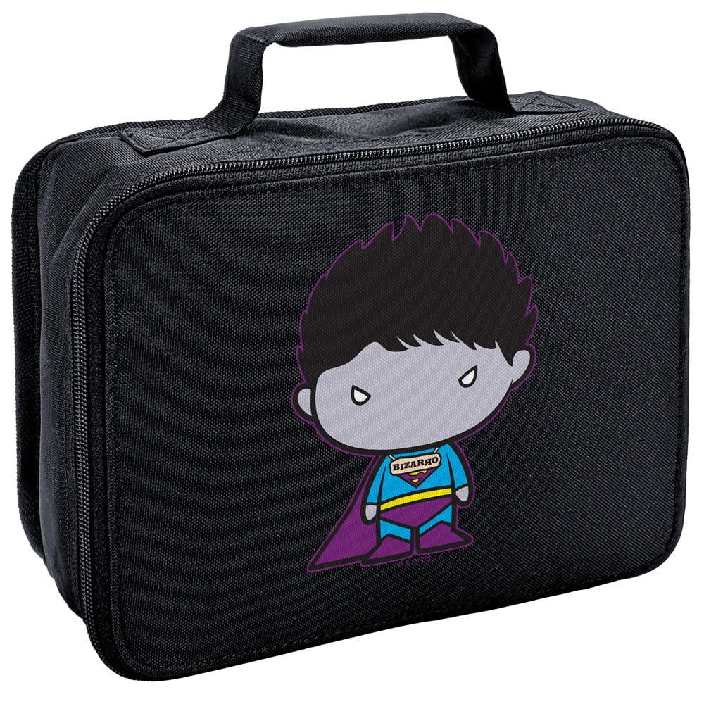 Superman Bizarro Cute Chibi Character Insulated Soft Sided Lunch Box ...