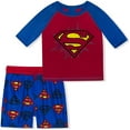 Superman Boys 2 Piece Bathing Suit Set, Toddler - Walmart.com