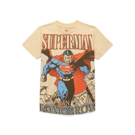Superman Boys Oversized Graphic Tee - Walmart.com