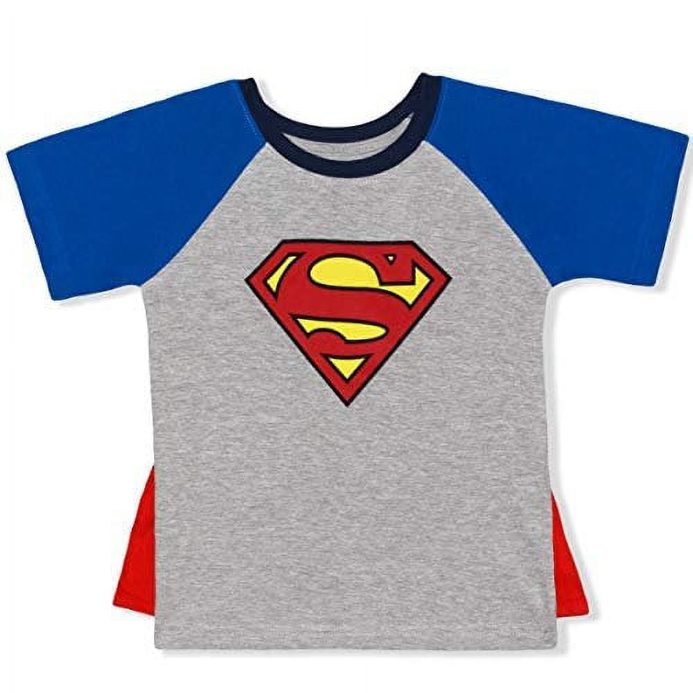 Superman Boys Single Character Tee with Cape, Toddler - Walmart.com