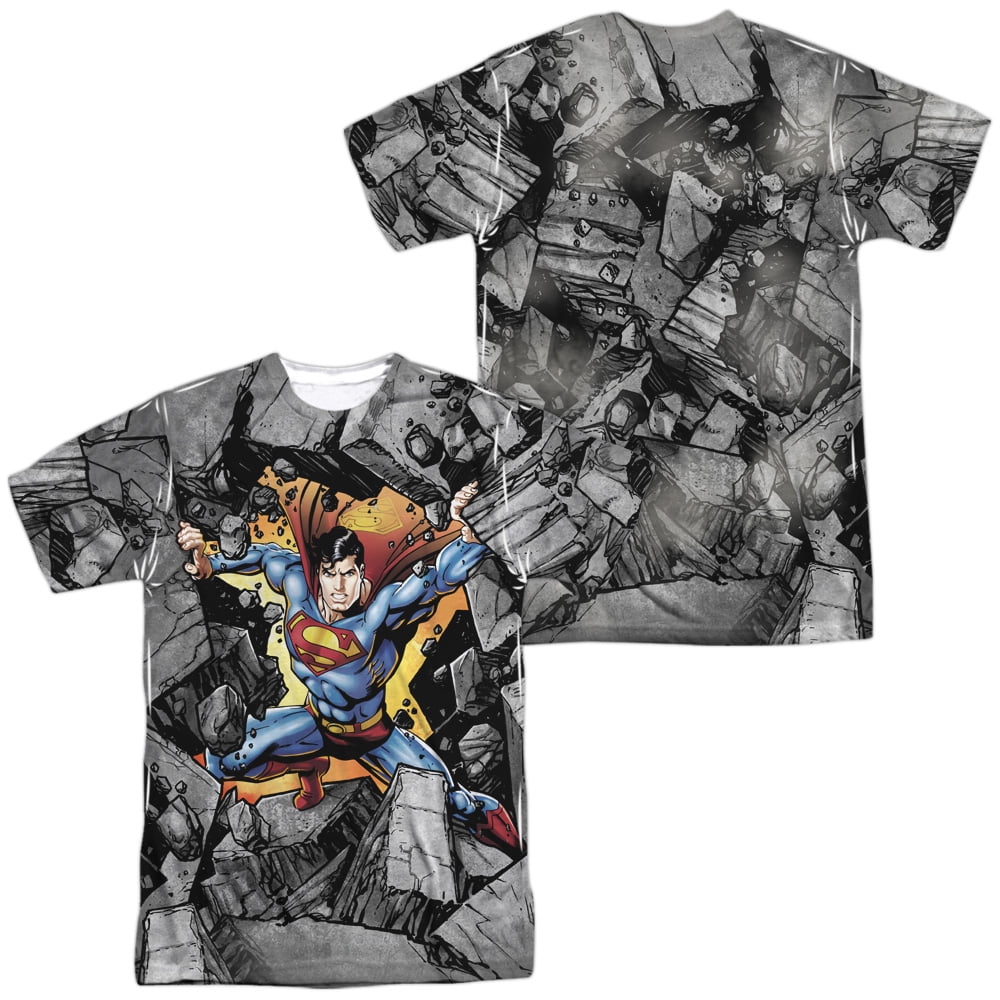 Superman Break On Through Unisex Adult Sublimated Costume T Shirt ...