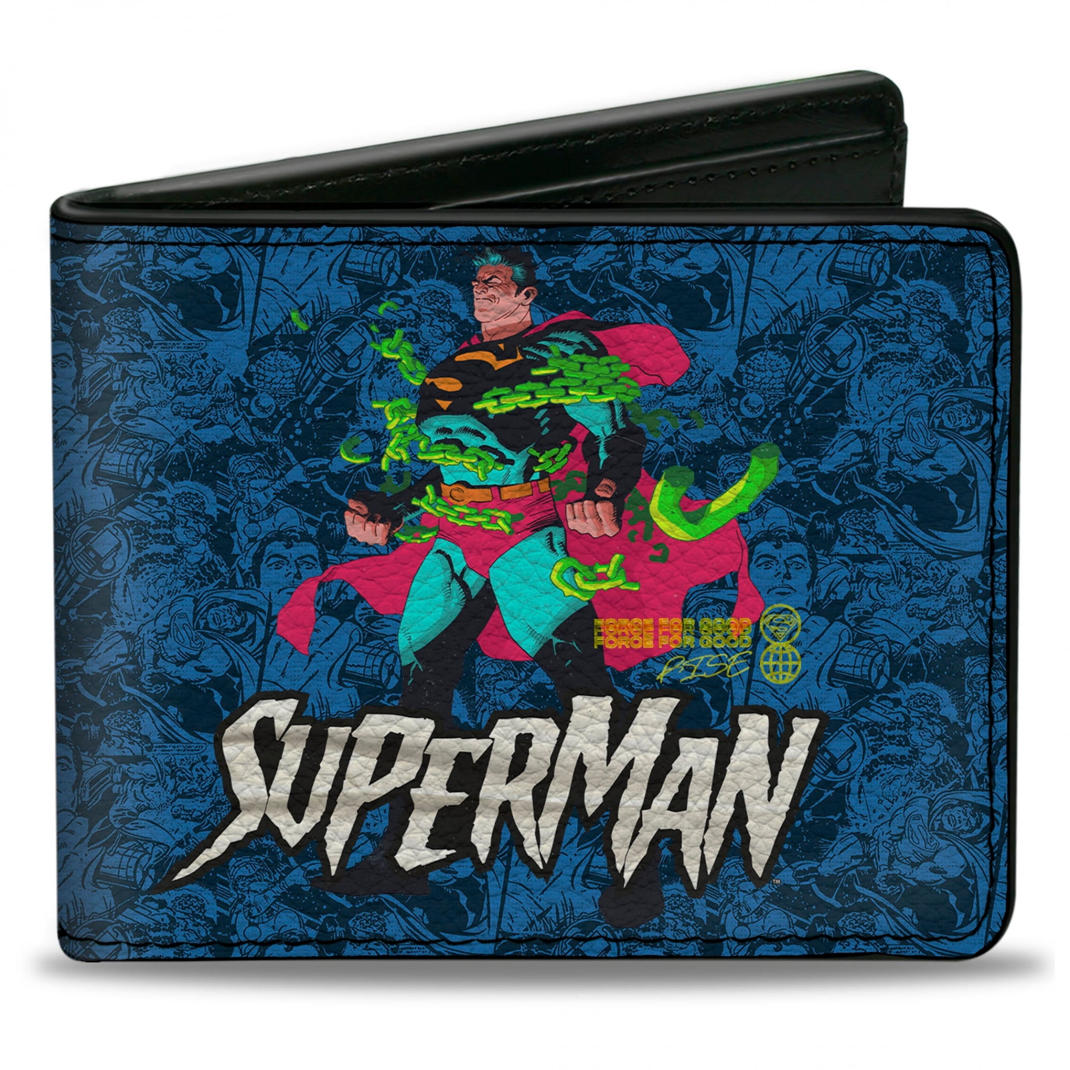 Superman Breaking Chains Action Poses Bi-Fold Wallet - Walmart.com