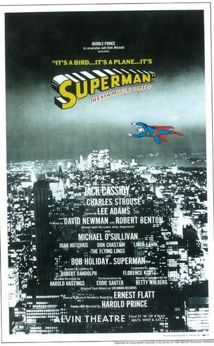 Superman (Broadway) Movie Poster (11 x 17) - Walmart.com