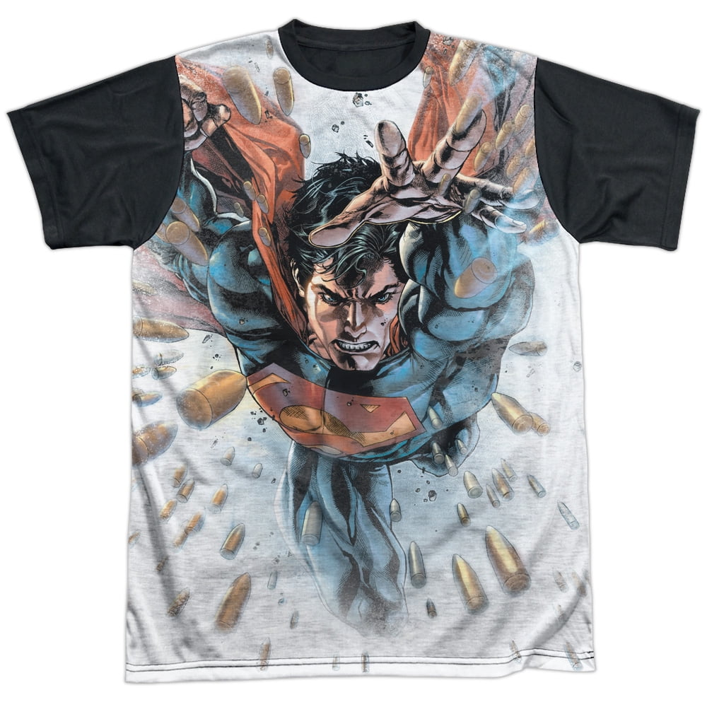 Superman Bullets In The Sky Mens Sublimation Shirt - Walmart.com
