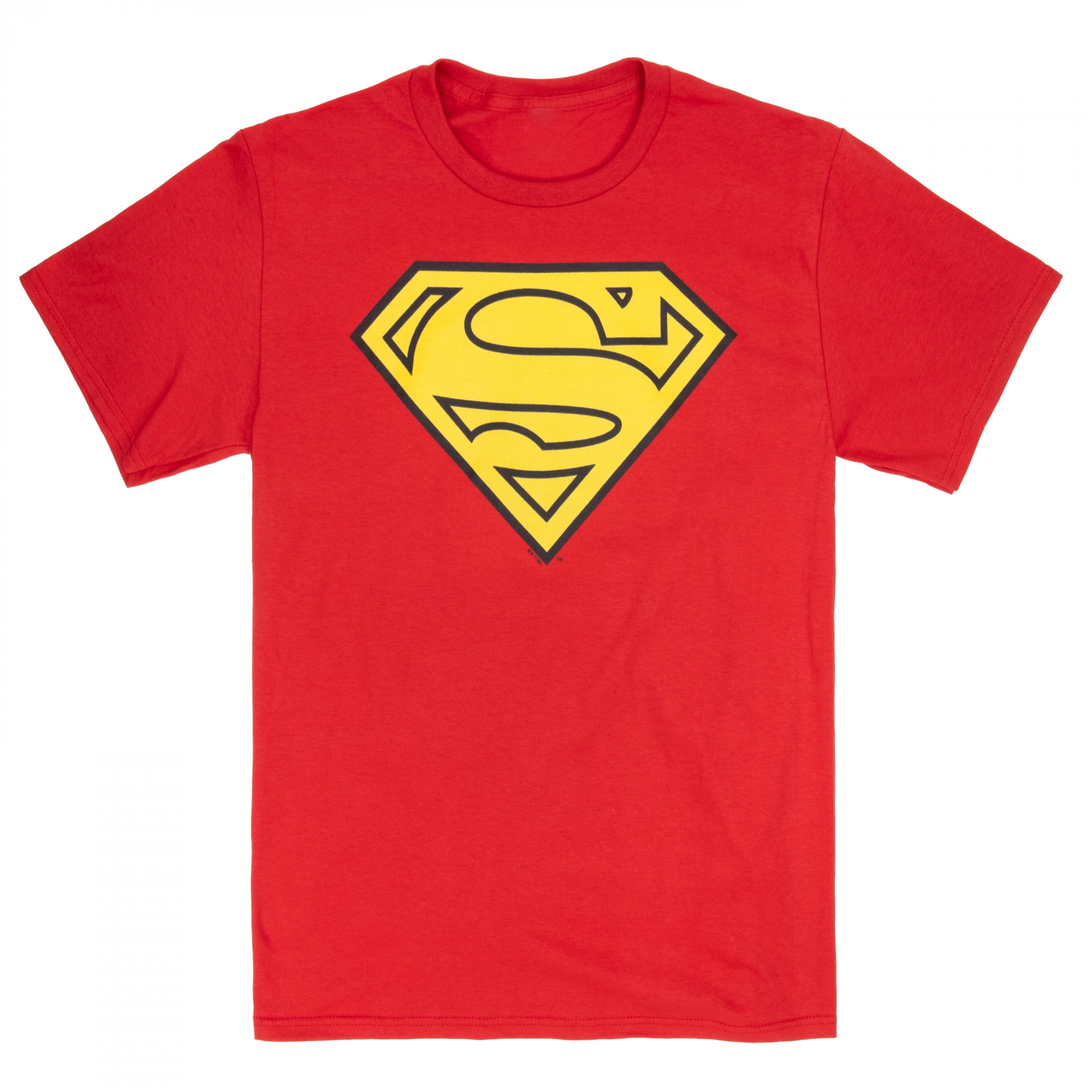Superman Cape Logo Red T-Shirt-XLarge - Walmart.com