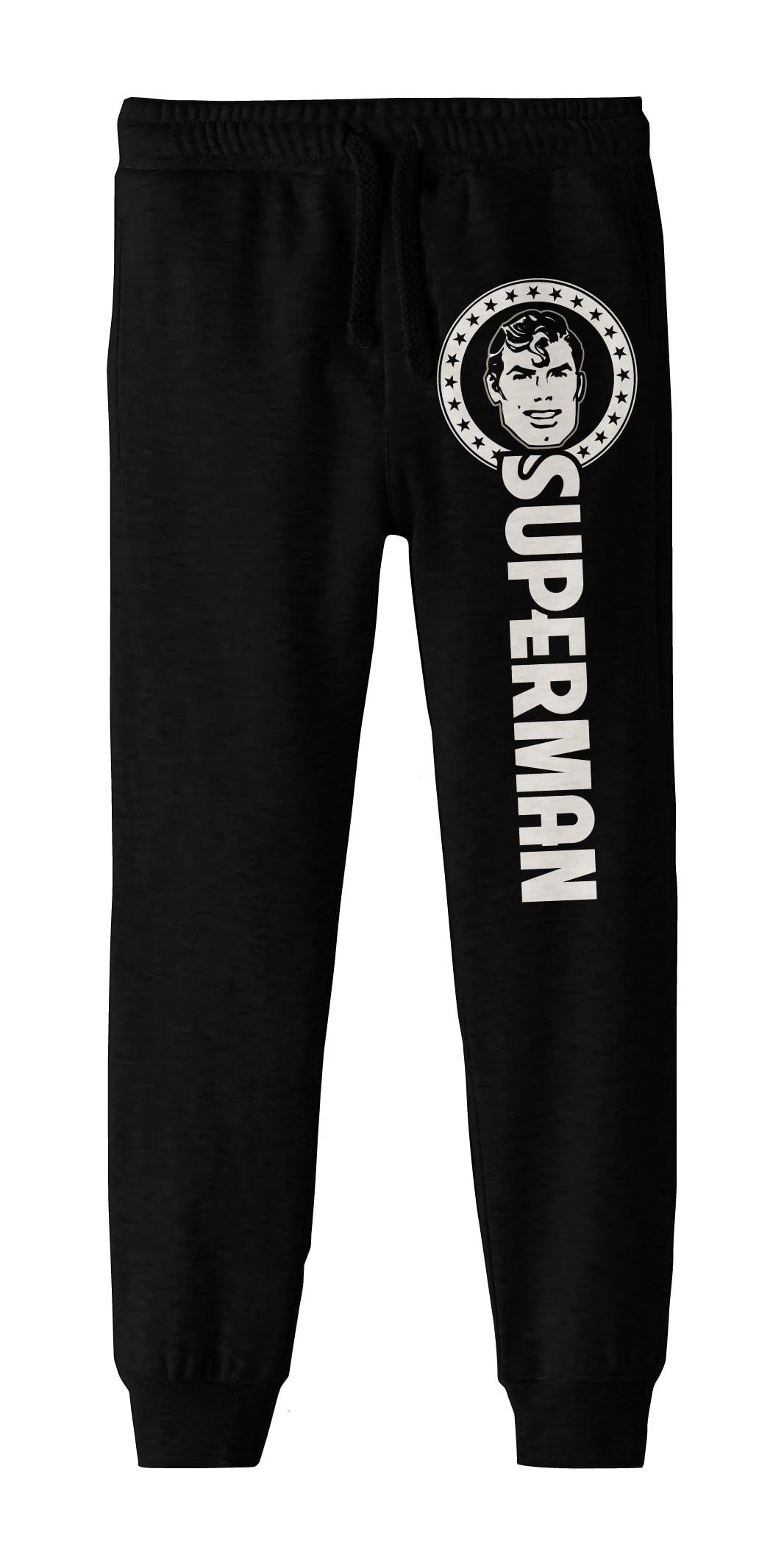 Superman Character Portrait Boy's Black Jogger Pants-Medium - Walmart.com