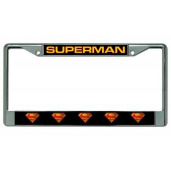 Superman Logo License Plate