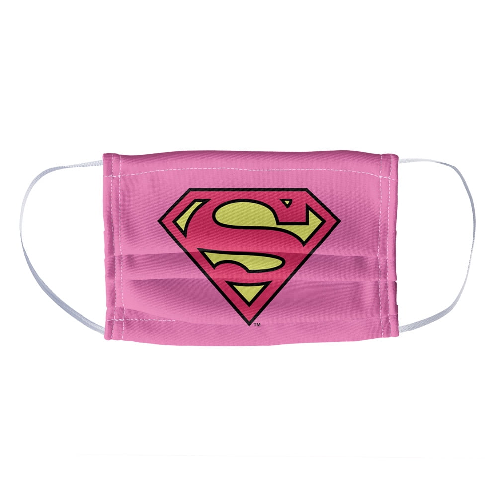 Superman Classic S Logo 1-Ply Reusable Face Mask Covering, Kids ...