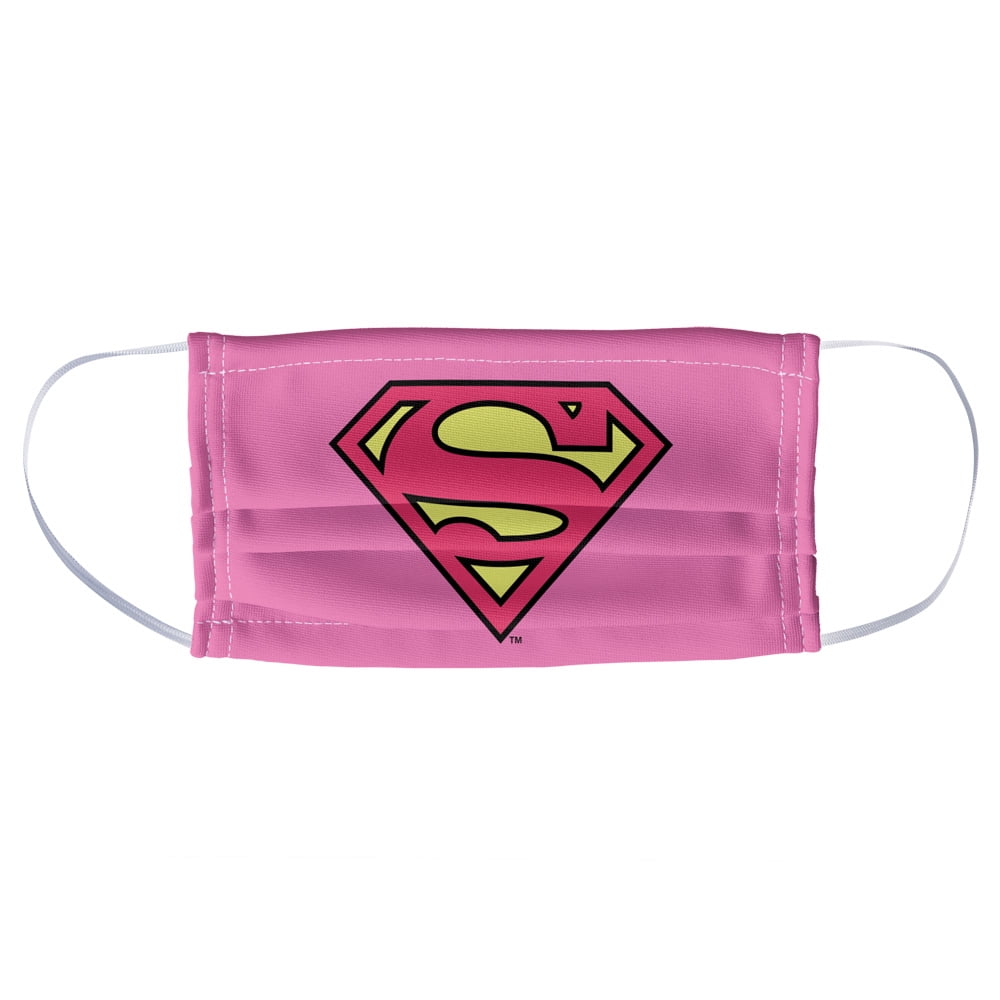 Superman Classic S Logo 1-Ply Reusable Face Mask Covering, Unisex ...