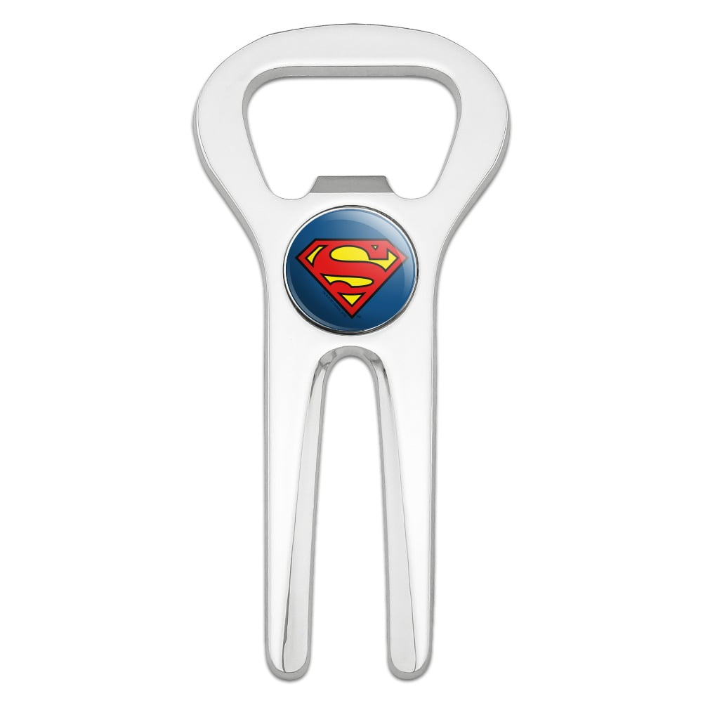 Superman Classic S Shield Logo Golf Golfing Divot Repair Tool Bottle ...