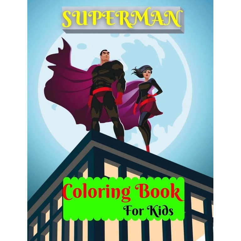 coloring pages for boys superman cape