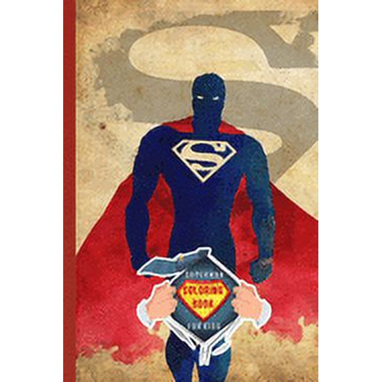 coloring pages for boys superman costume