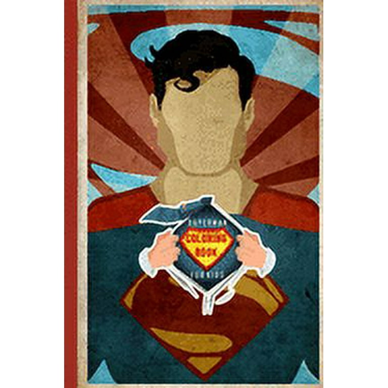 superman coloring or painting pages