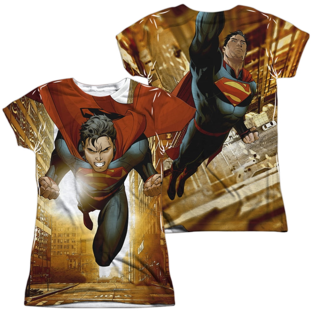 Superman DC Comics Character Metropolis Flight Juniors Front/Back Print ...