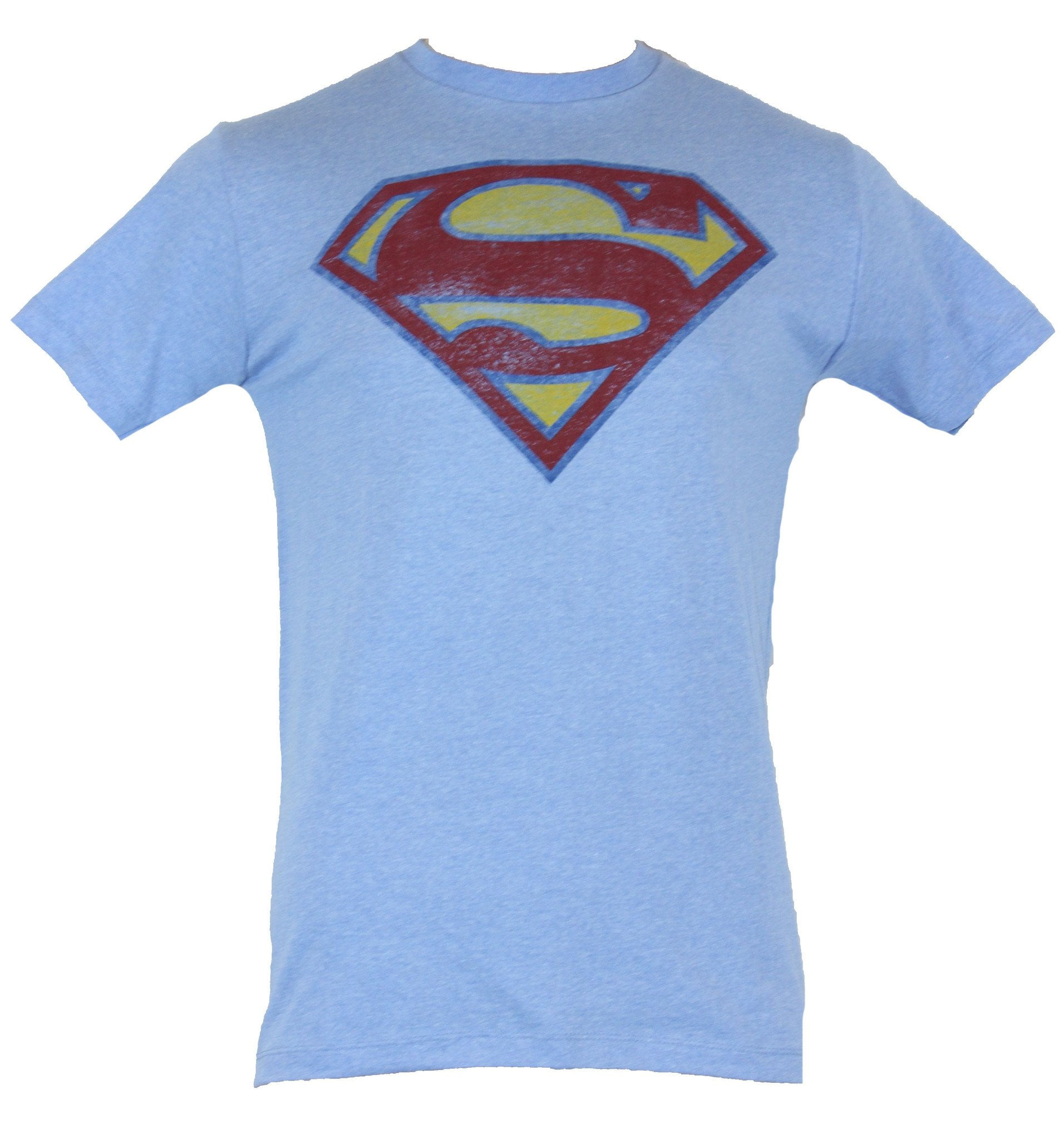 Superman (DC Comics) Mens T-Shirt - Classic Distressed Superman Logo ...