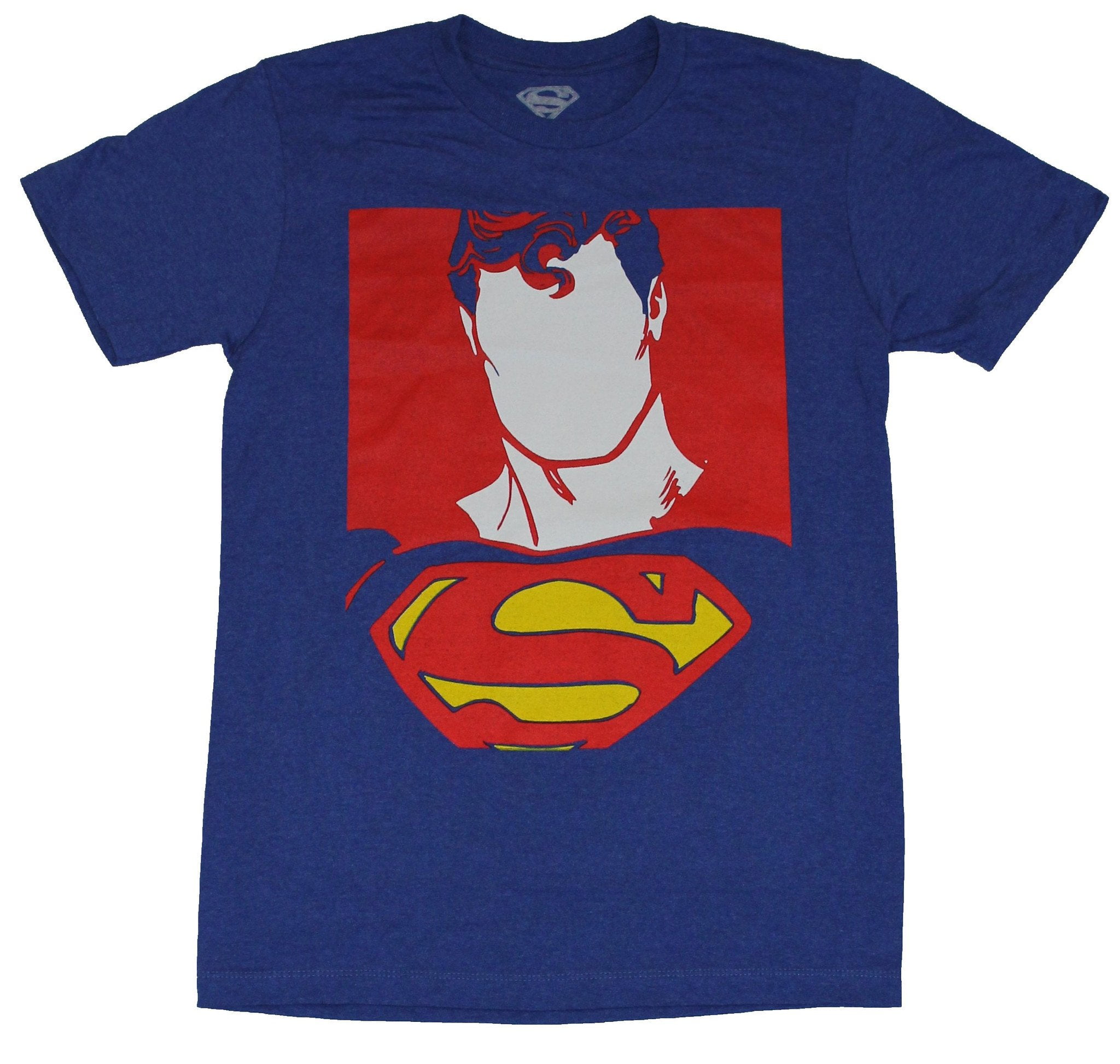 Superman (DC Comics) Mens T-Shirt - Faceless Superman Boxed Image ...