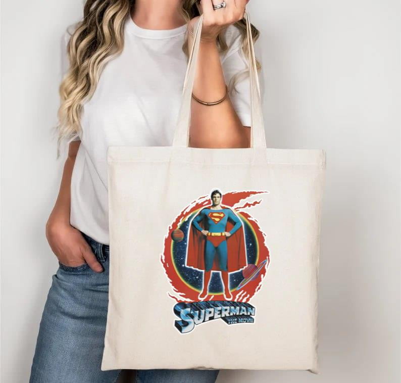 Superman DC Comics Superhero Movie Christopher Reeve Classic Otis, Tote ...